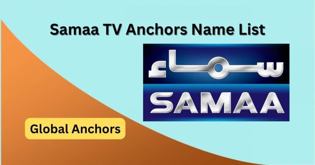 Samaa TV Anchors List Male & Female [Photo] - 24Update Net